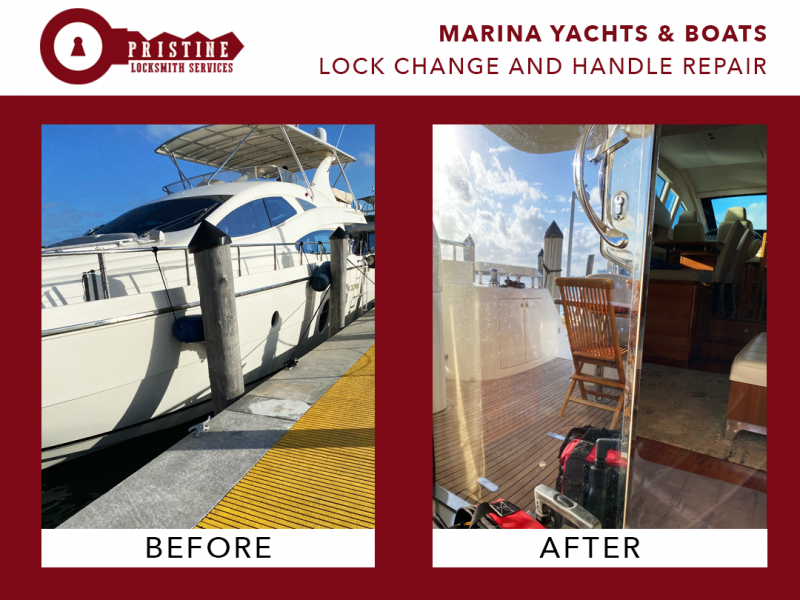 Before and After - Pristine Locksmith